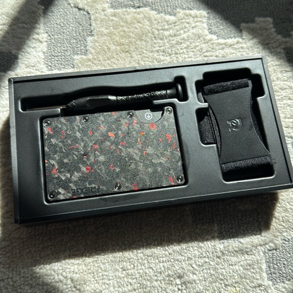 Ridge | Accessories | Ridge Forged Carbon Amber Mens Wallet Rare Color ...